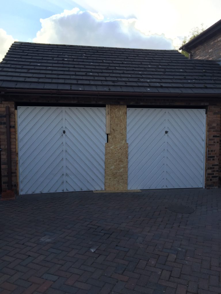 Converting two garage doors into one - roluxuk.com